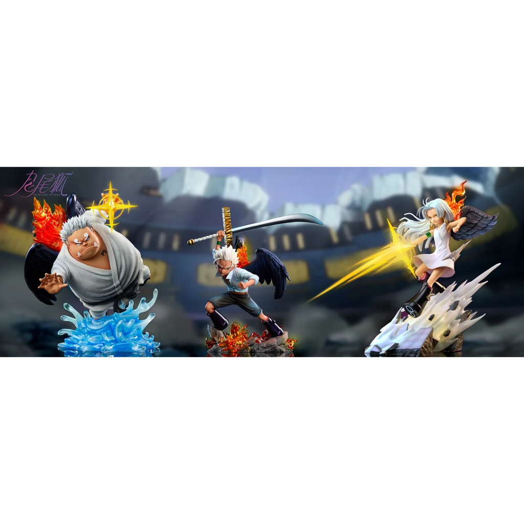 Jiu Wei Hu Studio - Seraphim Jinbe Statue One Piece Resin Statue GK ...