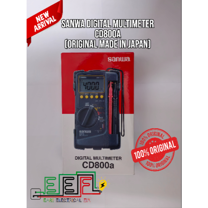 Sanwa Digital Multimeter CD800a Original Japan Brand | Shopee Malaysia