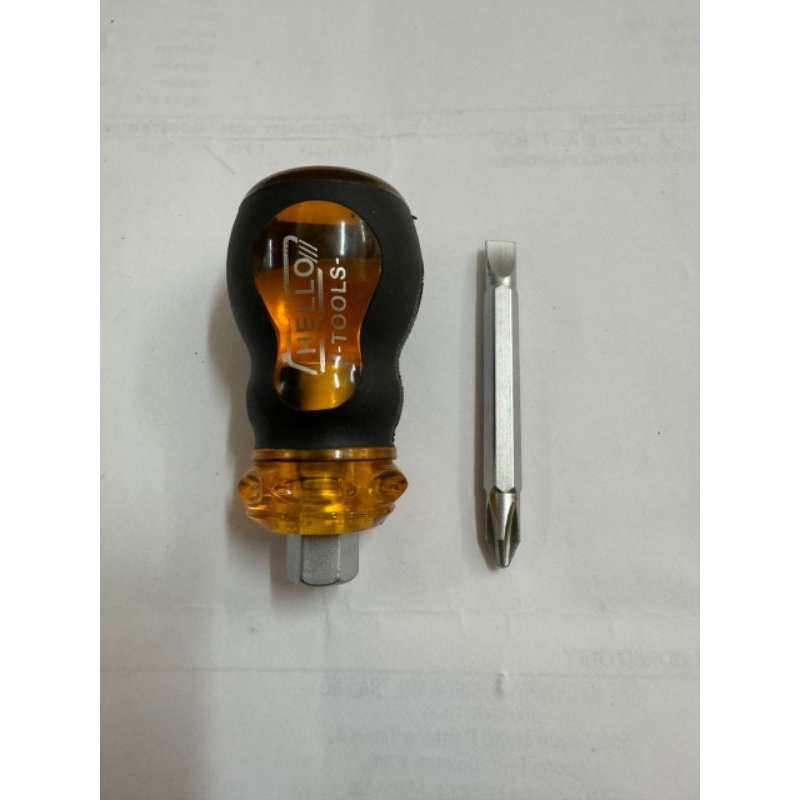 HELLO 1-1/2” TWO WAY SCREW DRIVER (+)(-) | Shopee Malaysia