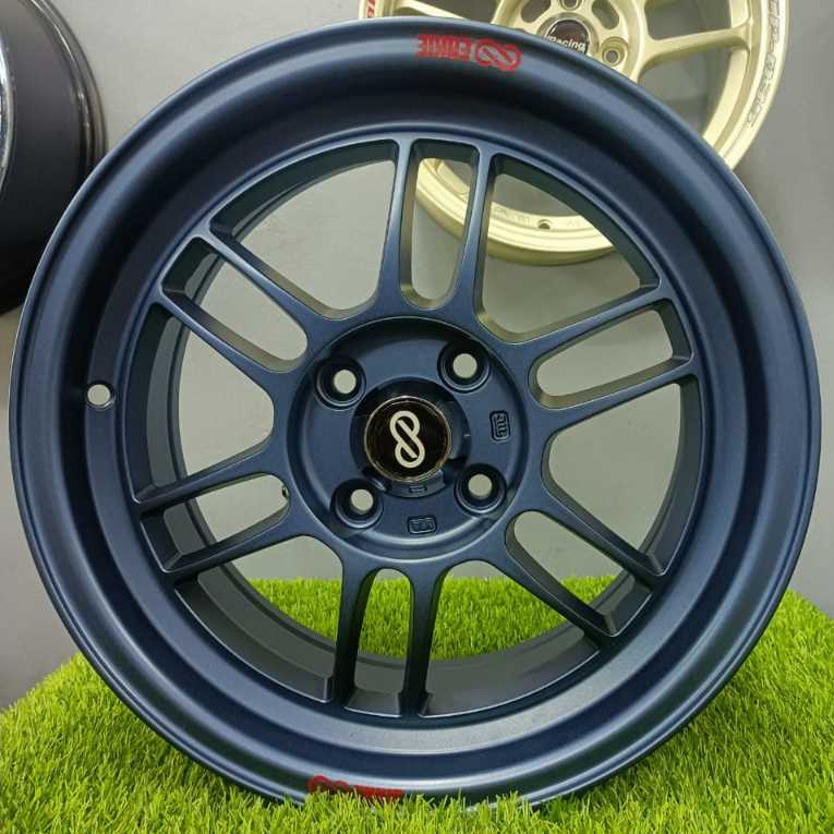 Enkei RPF1 15 Inch 7jj 4H100 ET33 Flat Blue | Shopee Malaysia