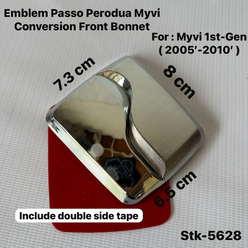 Stk-2522/2524/5628:Emblem JDM Toyota Passo Perodua Myvi First Gen ...