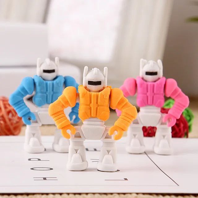 Mini 3D Robot Eraser | Shopee Malaysia
