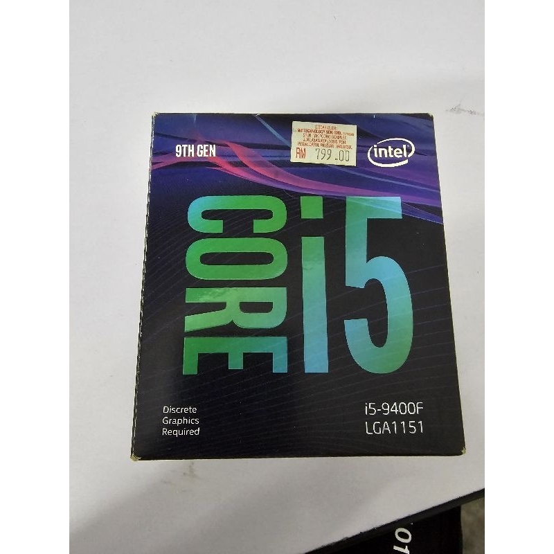 🇲🇾Ready Stock🇲🇾 (Used) Intel® Core™ i5-9400F Processor 9M Cache, up to ...