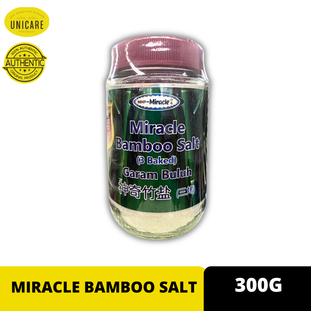 MIRACLE BAMBOO SALT 3 BAKED GARAM BULUH 300G | Shopee Malaysia