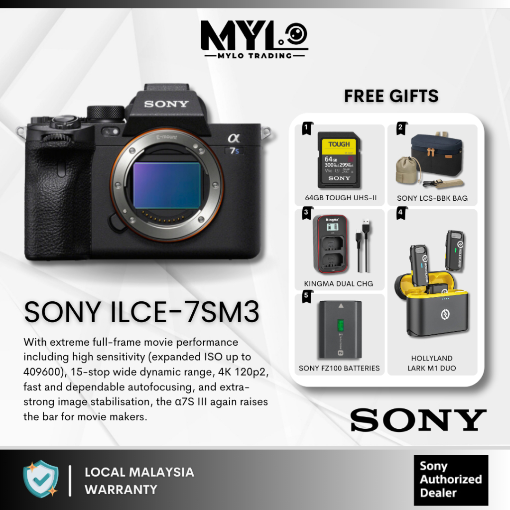 (READY STOCK) - Sony A7SIII & A7S III & A7S3 & 7S Mark iii Mirrorless Digital Camera Body Only I ...