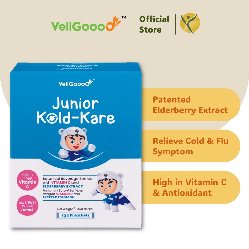 [Not For Sale] VellGoood Junior Kold-Kare Kids Flu Cold 15's (Expiry ...