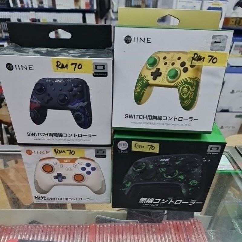 nintendo switch iine pro controller oem used Rm65 1month warranty ...
