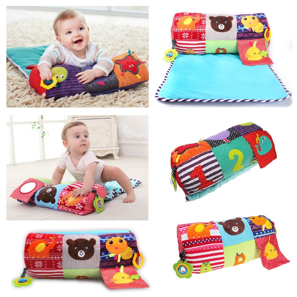 Baby play Tummy Time Activity Toy Playmat Pillow Mat / Baby Pillow ...
