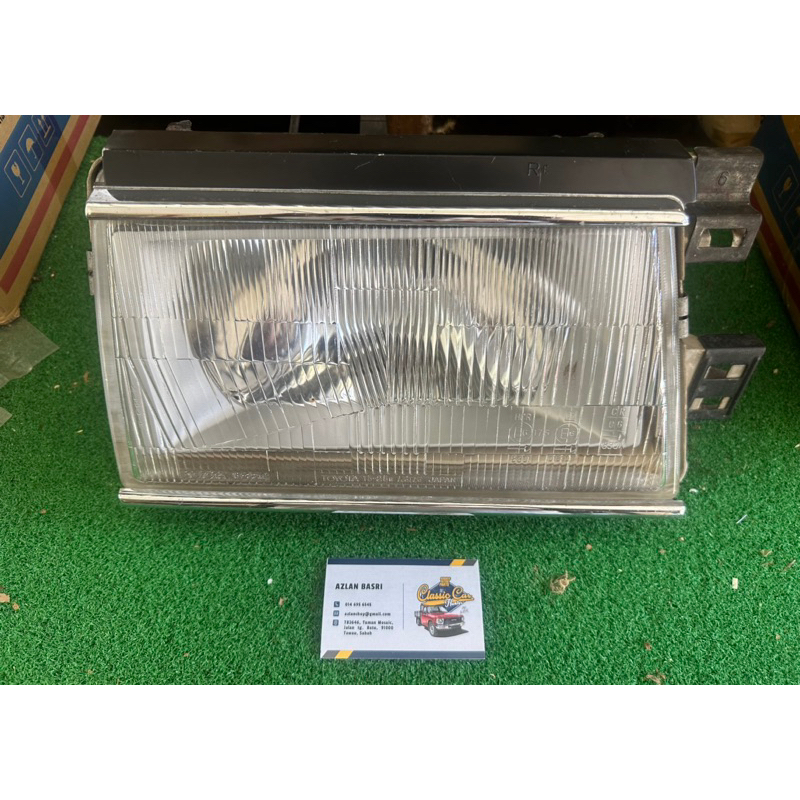 Headlamp (RH), toyota corolla KE76 wagon. New genuine parts (NOS) japan ...