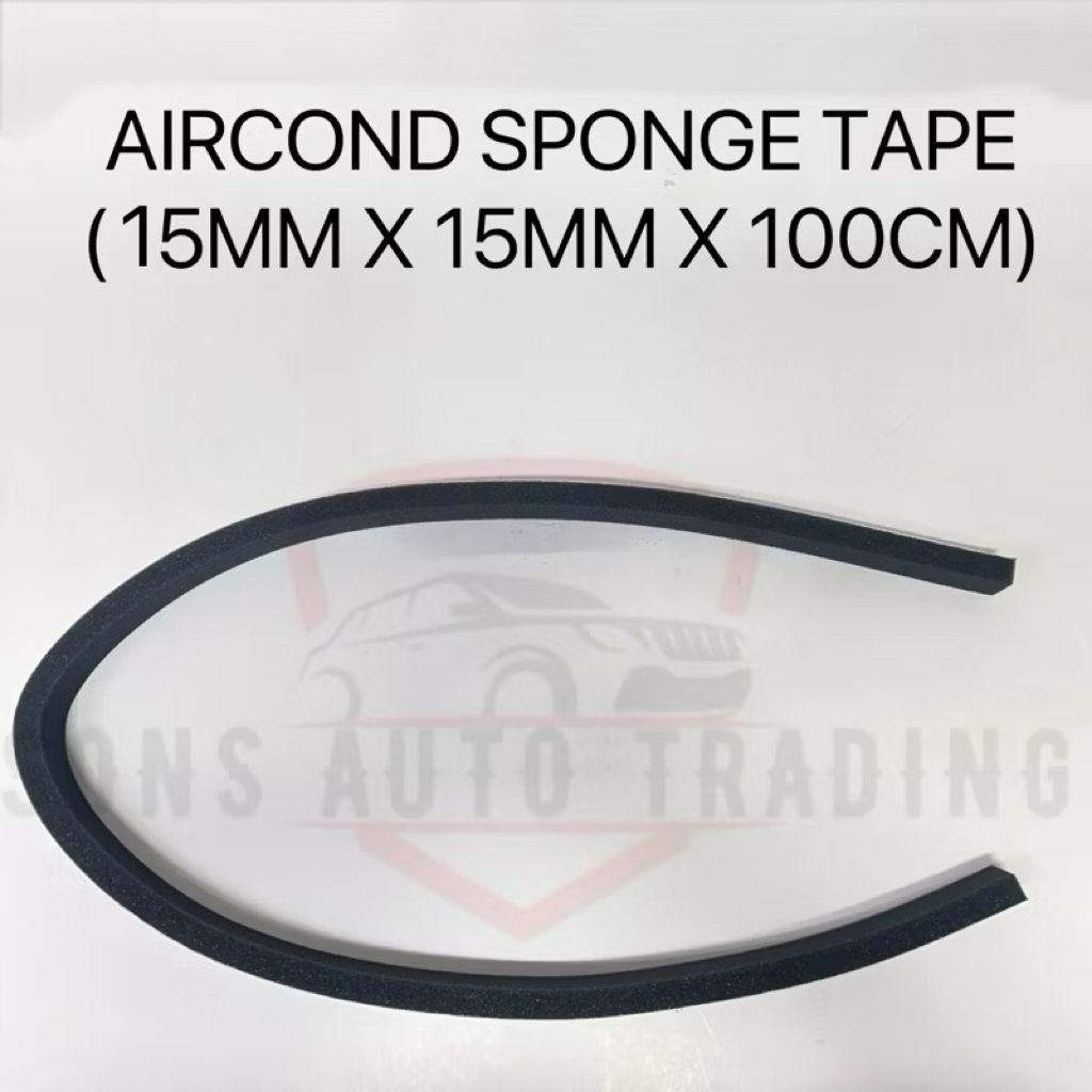 CAR AIRCOND SPONGE FOAM TAPE (15MM X 15MM X 100CM)(CONDENSER/COOLING ...