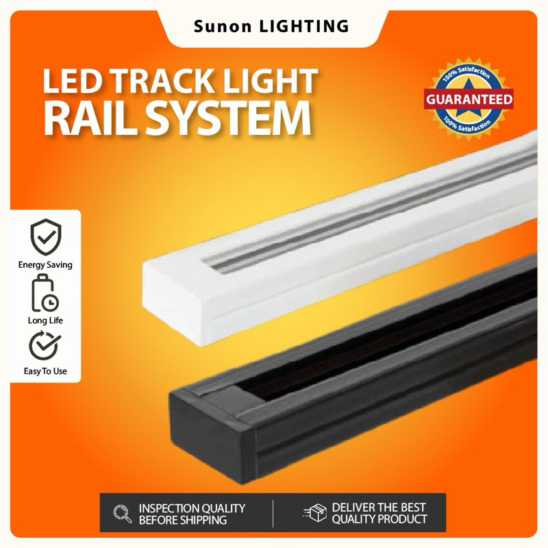 Track Rail Track light Track Bar 1 Meter | Shopee Malaysia