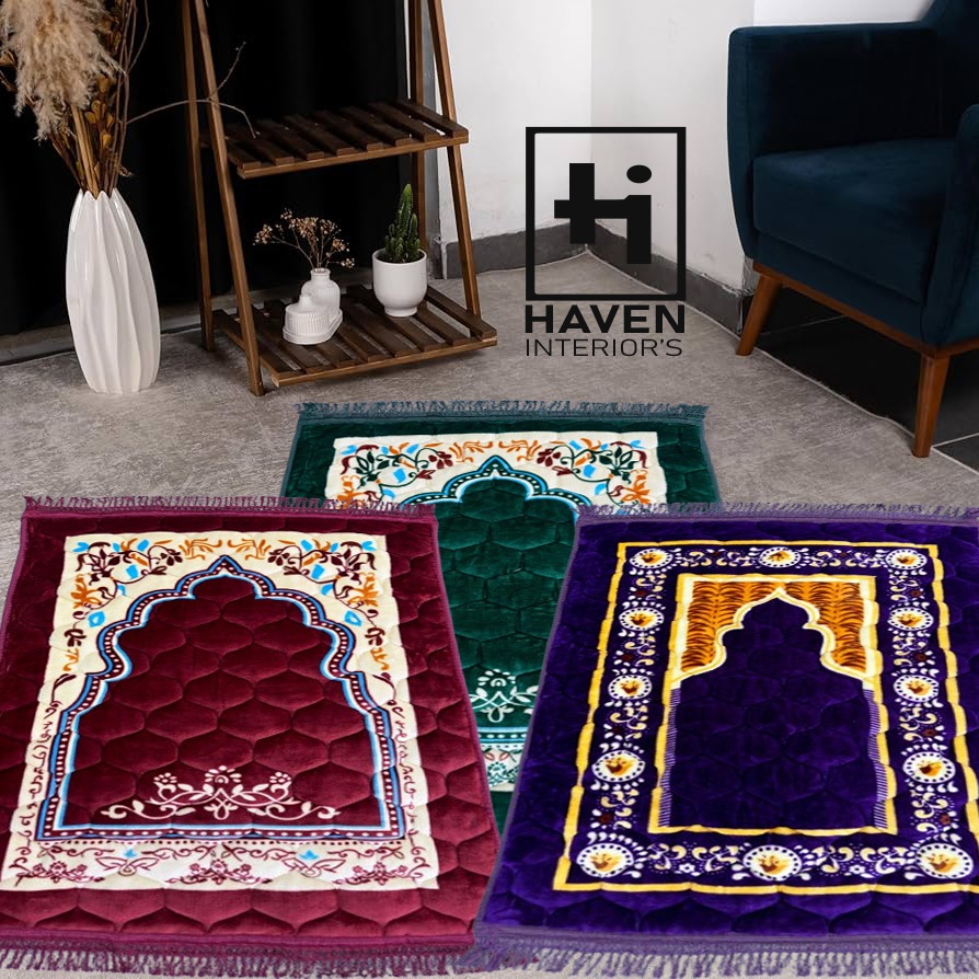 Sejadah Gebu King Size Tebal Prayer Mat Besar XL: 120 x80cm material ...