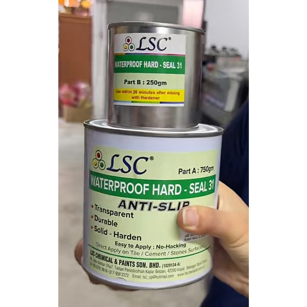 LSC ANTI-SLIP WATERPROOF HARD SEAL A (750gram)+ B (250gram) | Shopee Malaysia