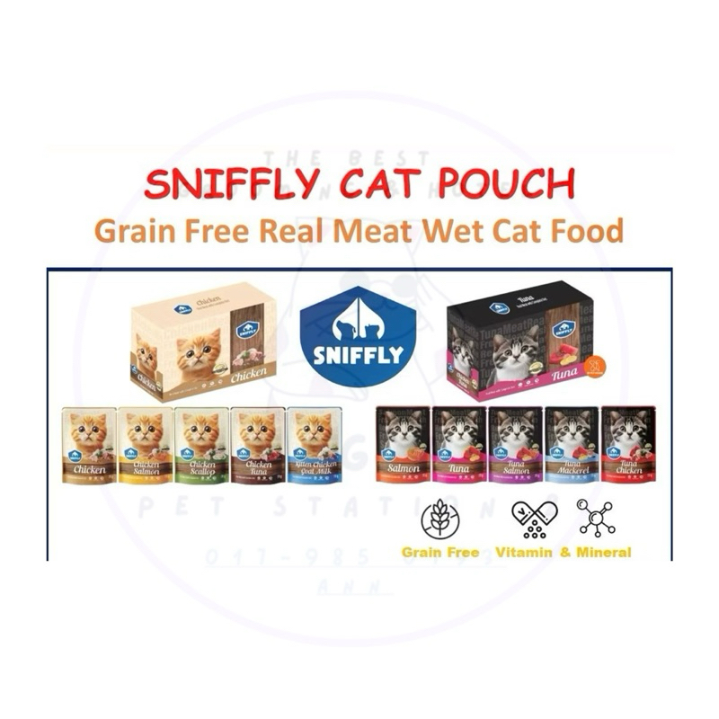 Sniffly Grain Free Pouch ( Wet Food ) 70g | Shopee Malaysia