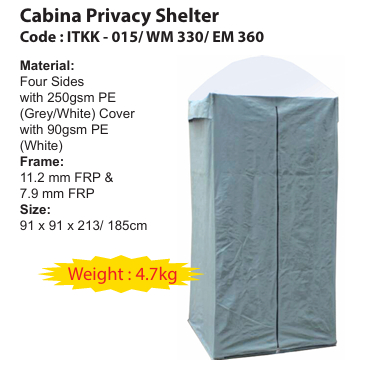 CABINA PRIVACY SHELTER ITKK - 015 BEG | Shopee Malaysia