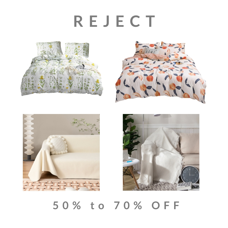 REJECT Throw & Bedding B | Shopee Malaysia