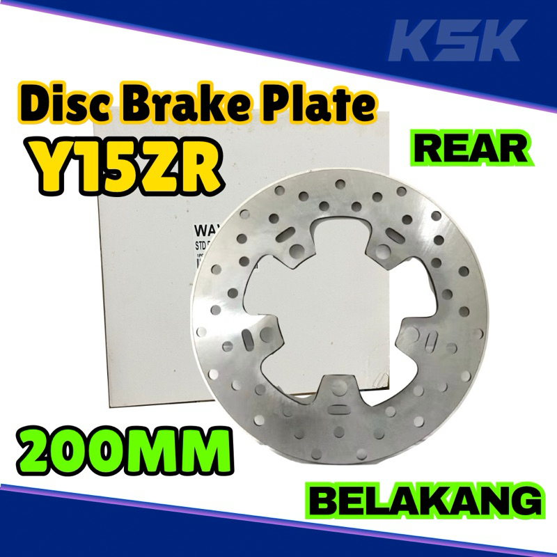 Y15ZR Y16ZR FZ150 Y15 DISC BRAKE PLATE REAR 200MM PIRING DISC BELAKANG ...