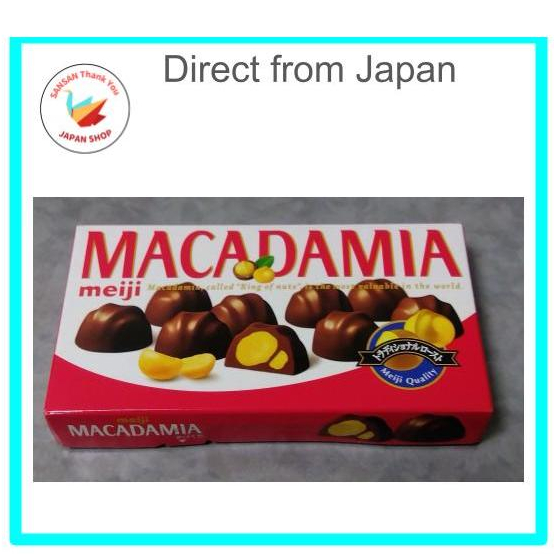 【Direct from Japan】MACADAMIA Chocolate Made in Japan by Meiji Macadamia, called "King of nuts ...