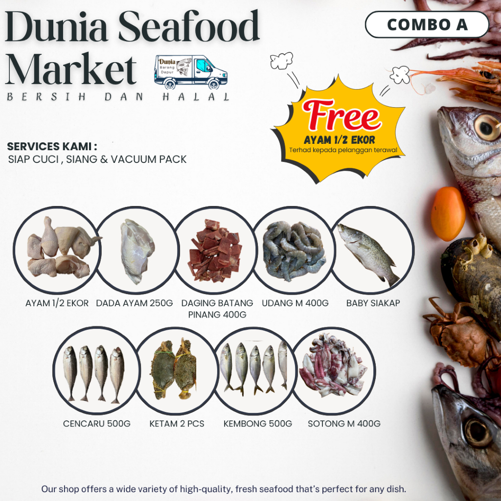 [PROMOSI] [SIAP SIANG] SET COMBO A {DELIVERY SELURUH SEMENANJUNG} AYAM ...