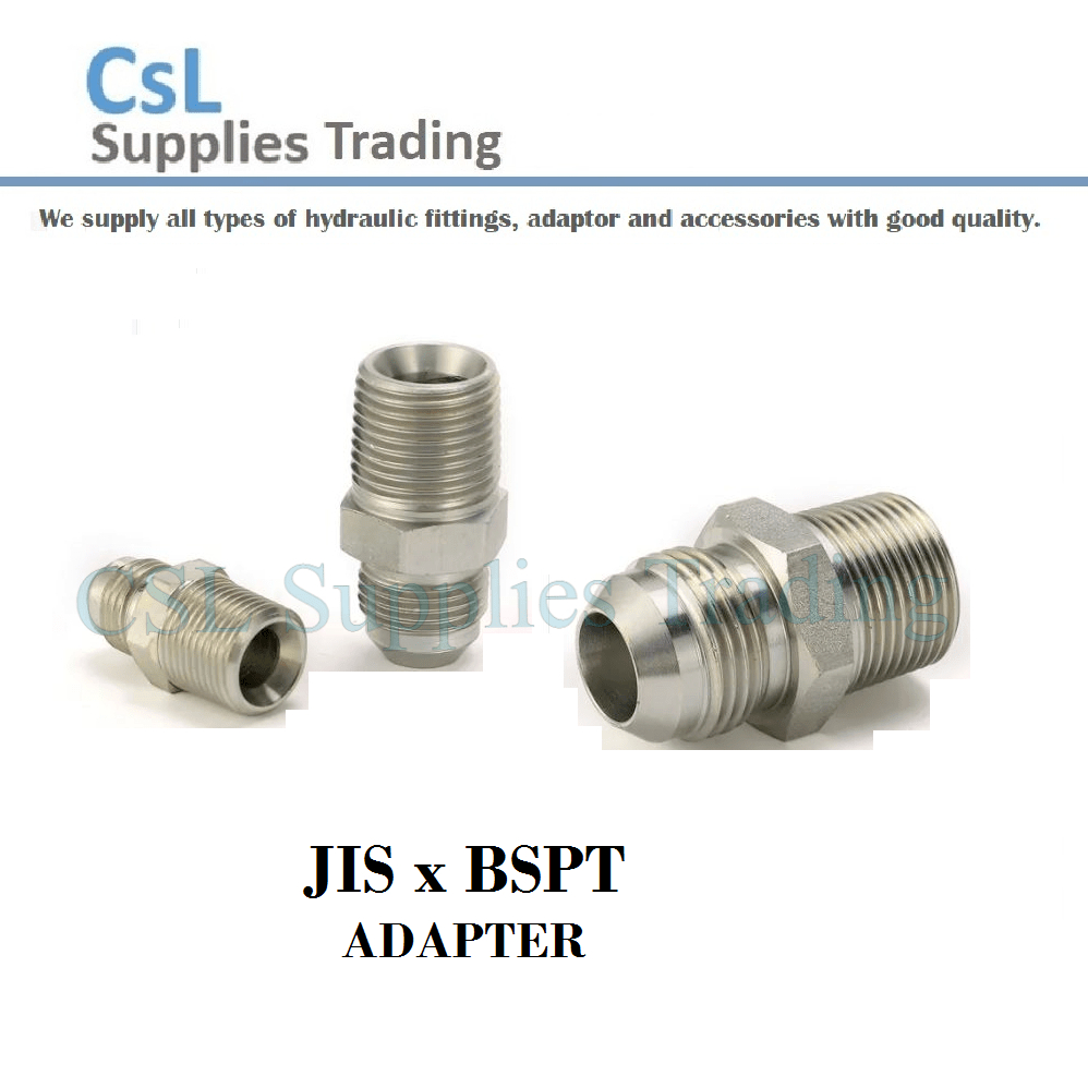 AE BSPT x JIS MALE Hydraulic Machine Adapter | Shopee Malaysia