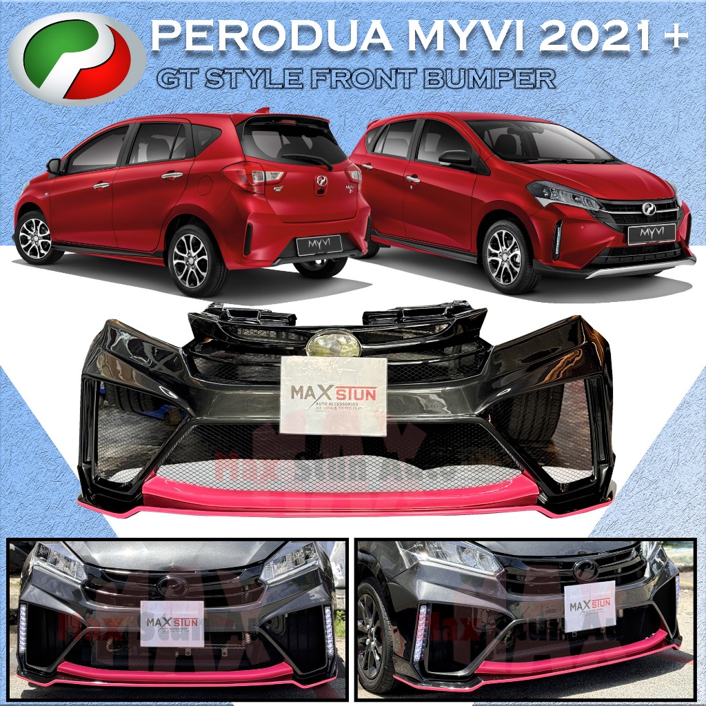 PERODUA MYVI FACELIFT 2021-2024 GT FRONT BUMPER DEPAN MYVI GEN 3 FL GT ...