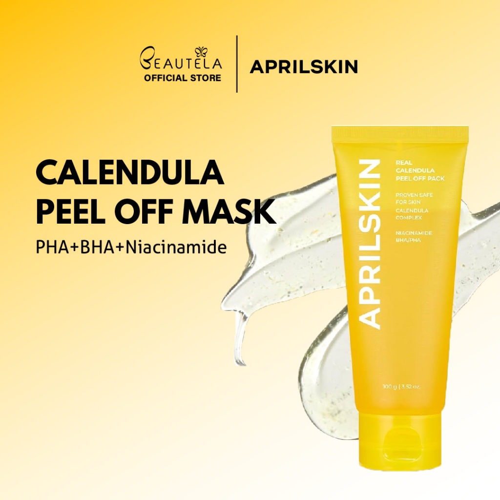 Aprilskin Real Calendula Peel Off Pack 100g[ Vegan | Blackhead Remover ...