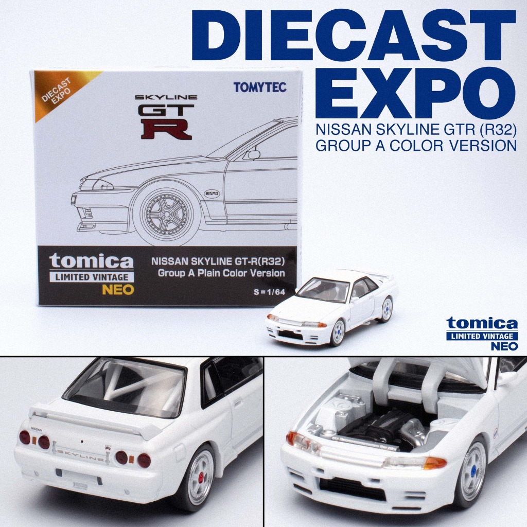 TLVN MDX 2024 Tomica Limited Vintage R32 Nissan Skyline GTR R32 Group A ...