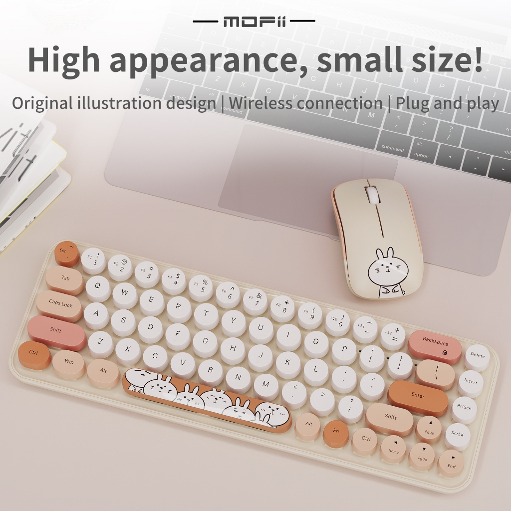 MOFII GEEZER I Bean Pro Wireless Keyboard Mouse Set | Shopee Malaysia