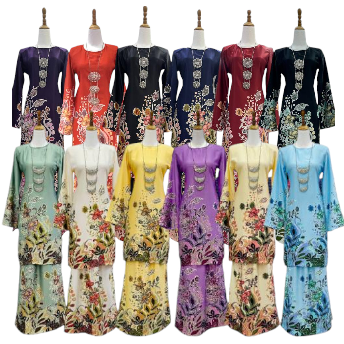 NEW COLLECTION BATIK / KURUNG DAHLIA BATIK MALAYSIA / KURUNG BATIK ...