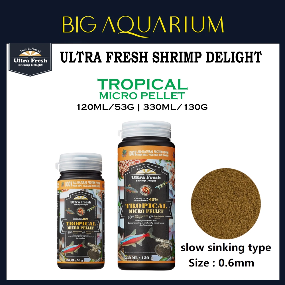 Ultra Fresh Shrimp Delight TROPICAL micro pellet (120ml /330ml ...