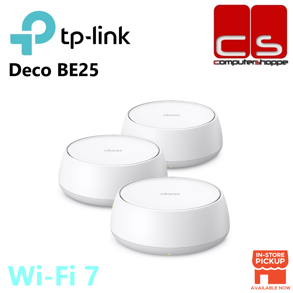 TP-Link Deco BE25 BE5000 Whole Home Mesh WiFi 7 System | Shopee Malaysia