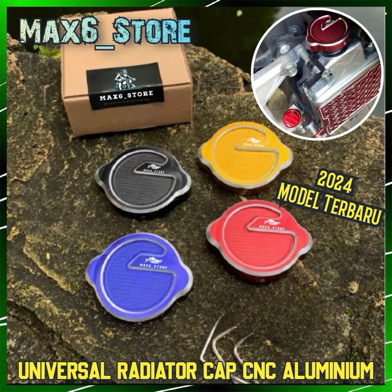 Universal Radiator Cap CNC Alloy Coolant Penutup Cover ADV VARIO NVX ...