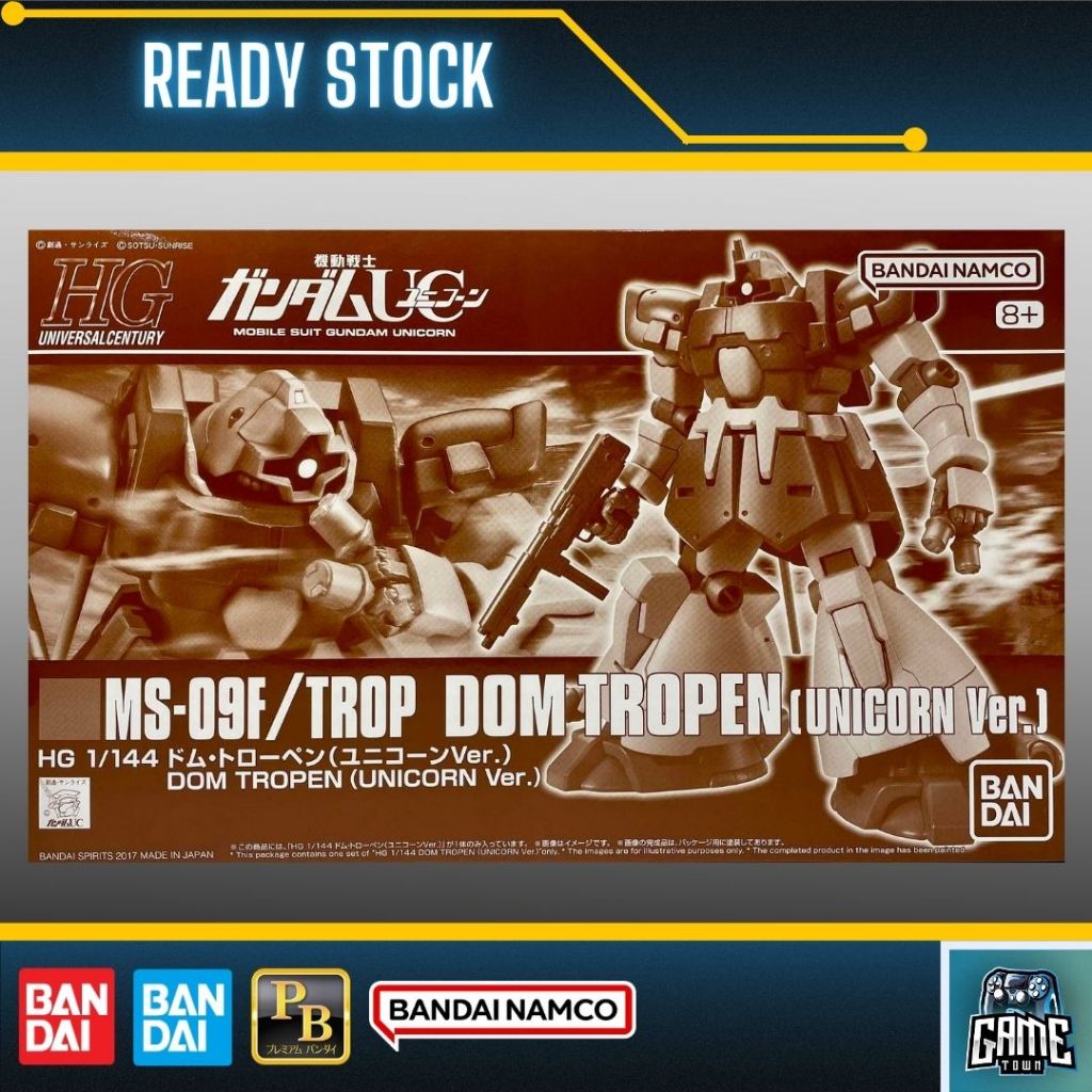 Premium Bandai HG UC 1/144 MS-09F/TROP Dom Tropen (Unicorn Ver.) | Shopee Malaysia