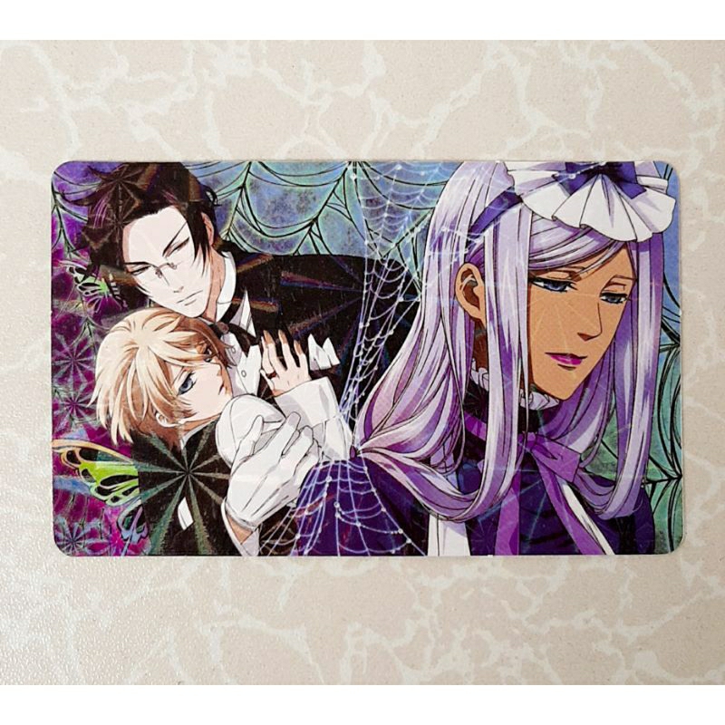 (Preloved) Kuroshitsuji / Black Butler anime collector card | Shopee ...