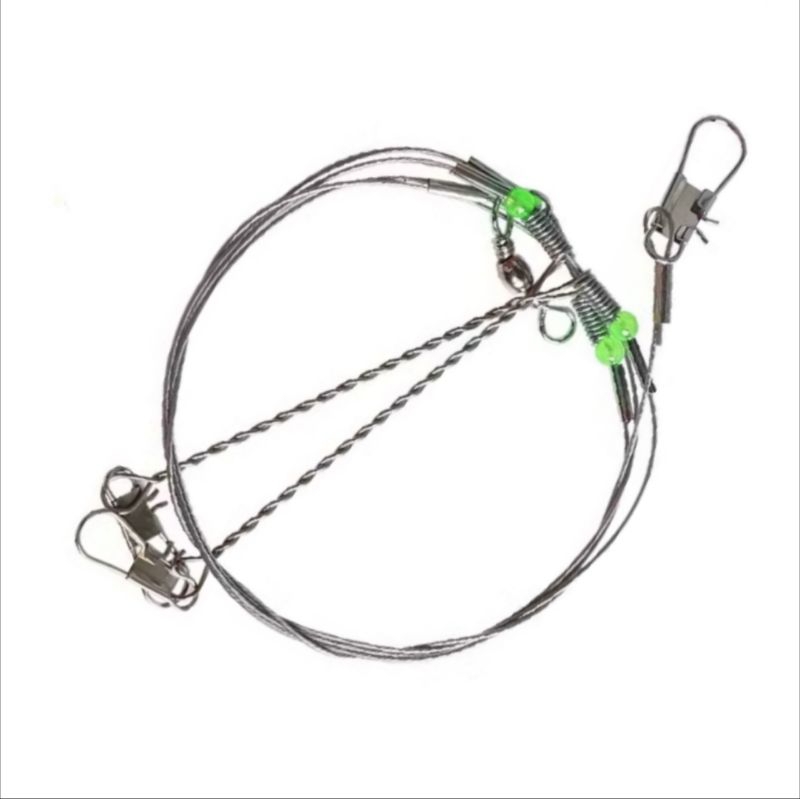 Stainless Steel Wire Leader Rig (2 Ways/3 Ways) | Shopee Malaysia