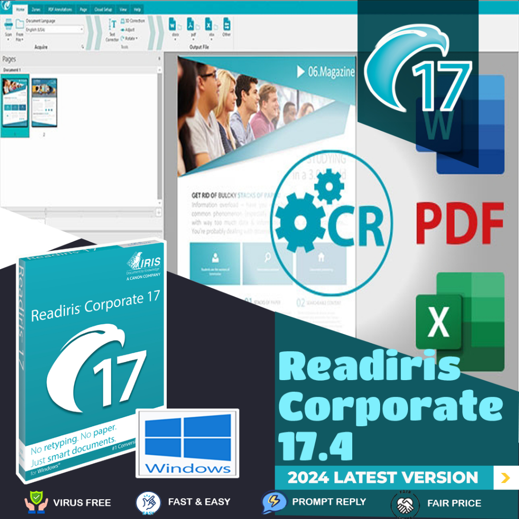 Readiris Corporate 17.4 2024 Latest Full Version | Lifetime | Scan ...