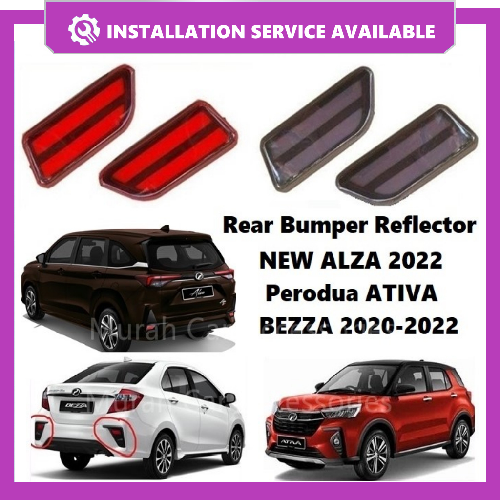 Perodua ALZA 2022-2025 / ATIVA / BEZZA 2020-2025 Running Rear Reflector ...