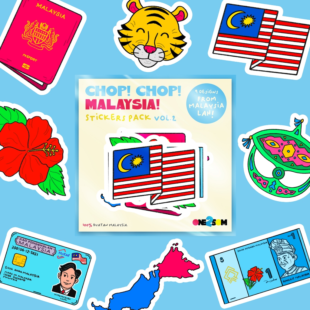 Sticker Pack | Chop! Chop! Malaysia! Volume 2 - From Malaysia Lah! by ...