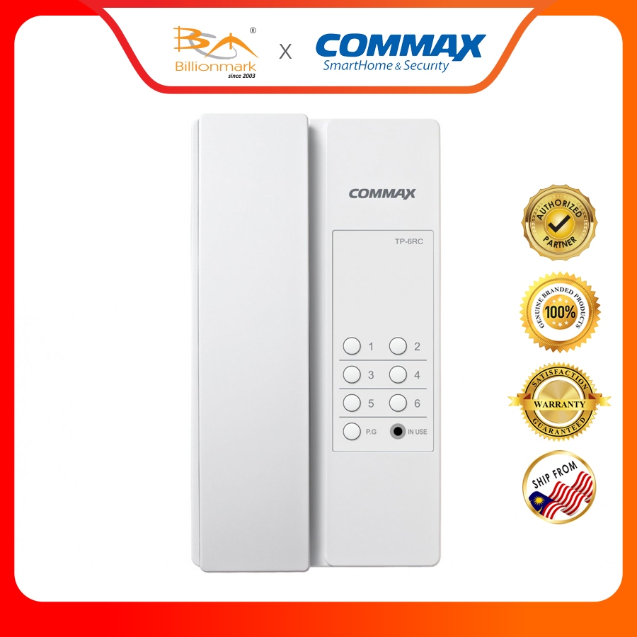 Korea Commax TP-6RC TP-12RC 1 To 6 or 12 Multiple Door Phone Intercom System | Billionmark ...