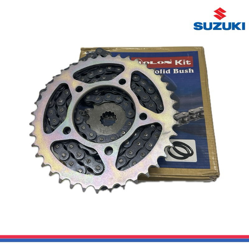 CHAIN SPROCKET KIT (O RING) GIXXER SF250/250 NAKED SUZUKI | ROLON BRAND ...
