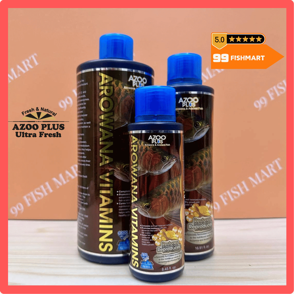 AZOO PLUS AROWANA VITAMINS FOR AROWANA & AQUARIUM FISH 250ML / 500ML / 1L | Shopee Malaysia