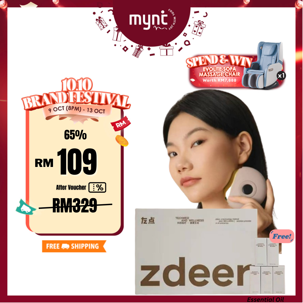[10.10]Zdeer Skinrub Lite Facial Lifting & Massage Device with Heat Face Massager | Shopee Malaysia