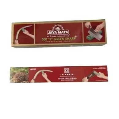 Batu Asah Jaya Mata Green Single Sided Sharpening Stone JM208 GRIT & JM128 #500 - Designed for ...