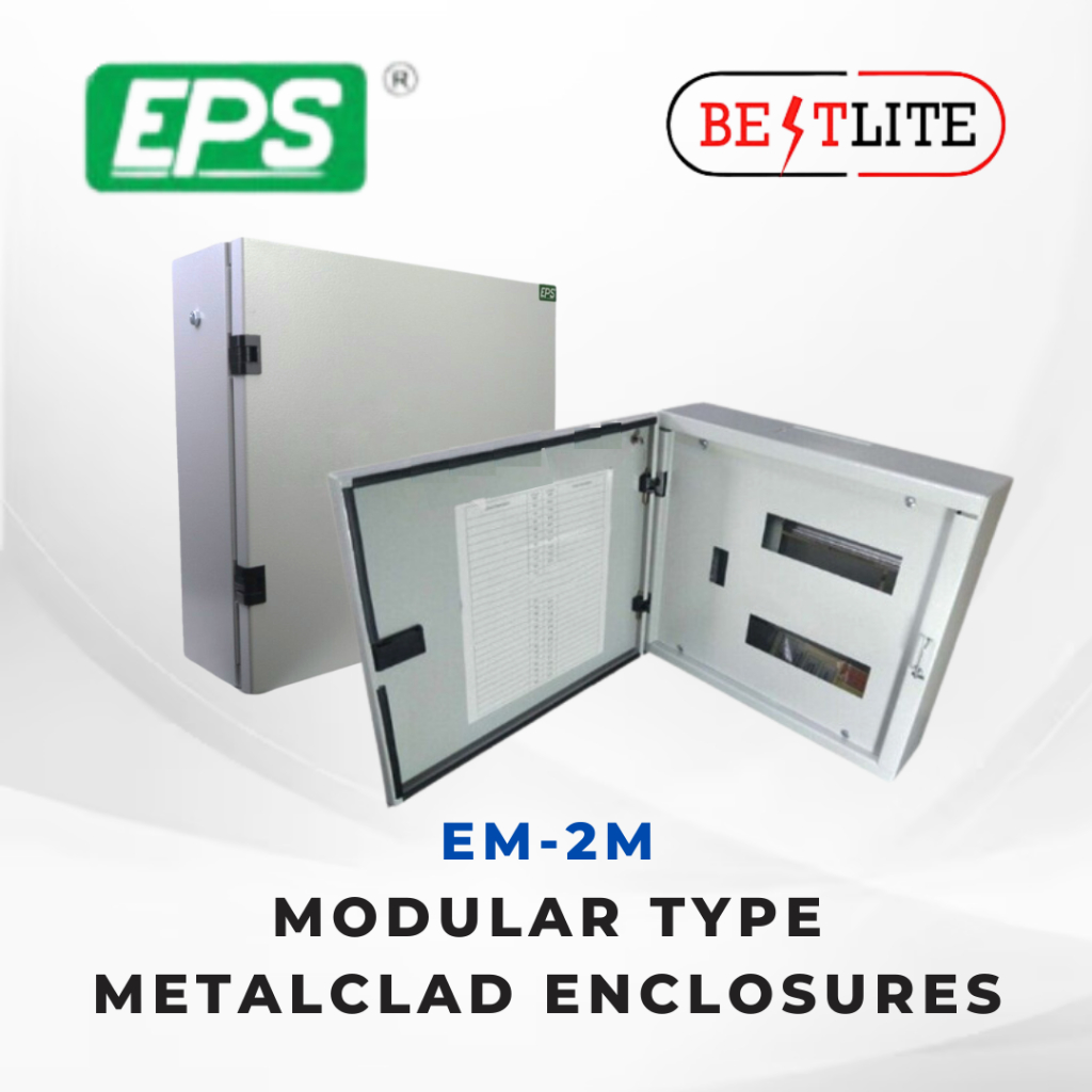 EPS EM-2M MCCB Metalclad Enclosures DB Box 2Row 18Way Kotak Logam DB ...
