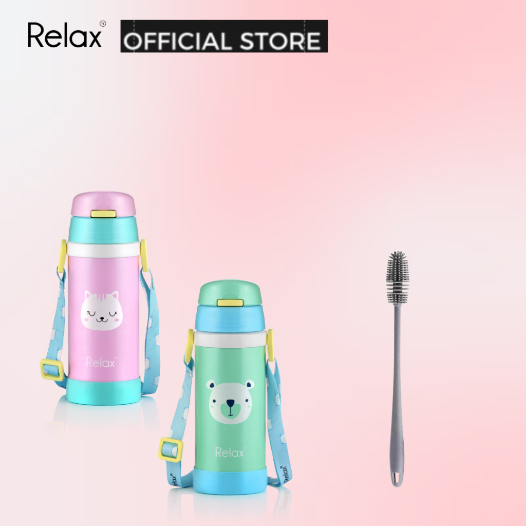 RELAX SUS304 Botol Termos Kanak-kanak Stainless Steel Kids Thermal ...