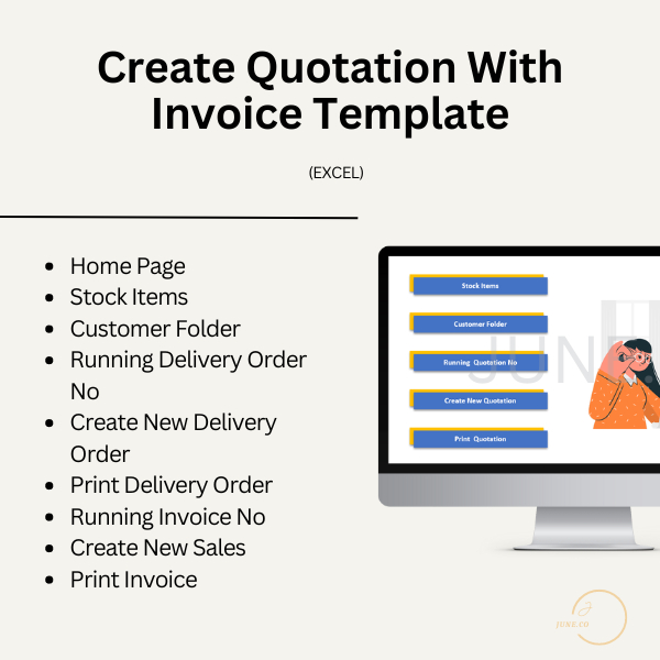 Create Quotation With Invoice Template Buat Sebut Harga Dengan Templat ...