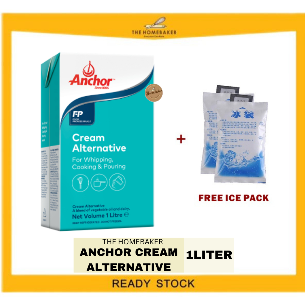 ANCHOR CREAM ALTERNATIVE 1LITRE [ FREE ICE PACK ] - HOME BAKER MALAYSIA ...