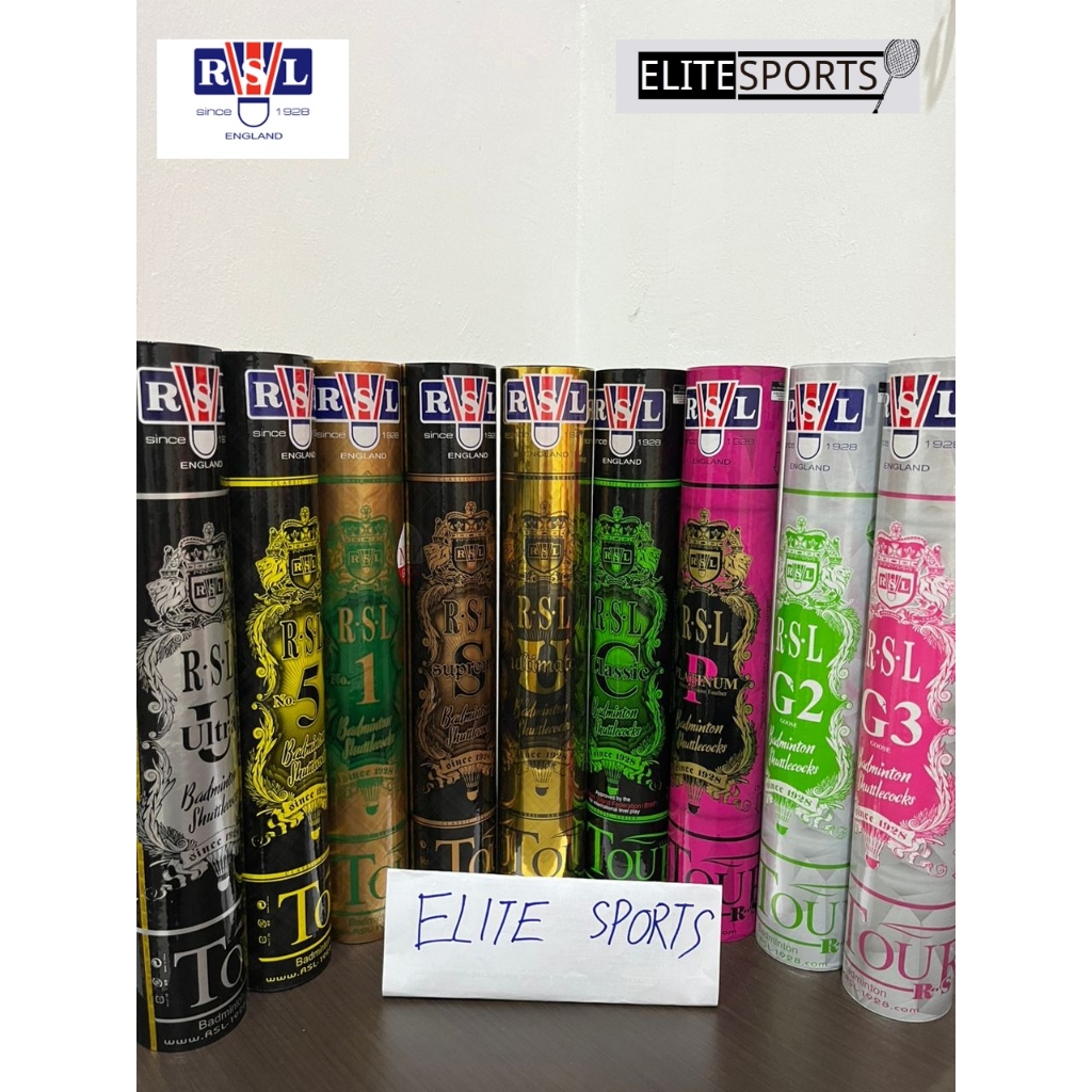 RSL shuttlecock Classic Platinum Ultimate Supreme G2 G3 No1 No2 No5 9k ...