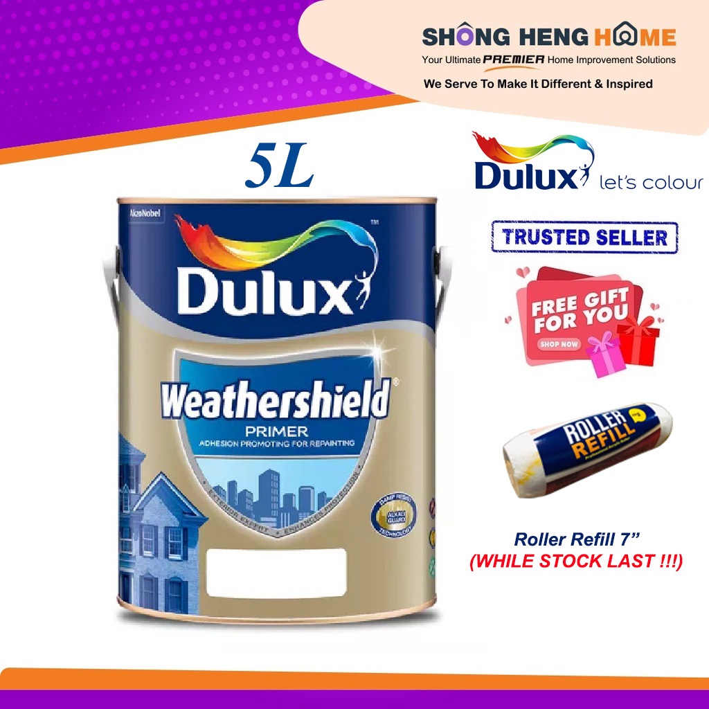 5L Dulux Weathershield Primer 15222 | Shopee Malaysia