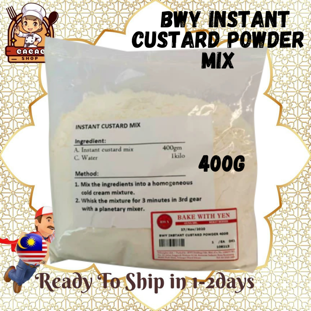 BWY INSTANT CUSTARD POWDER MIX 400G | Shopee Malaysia